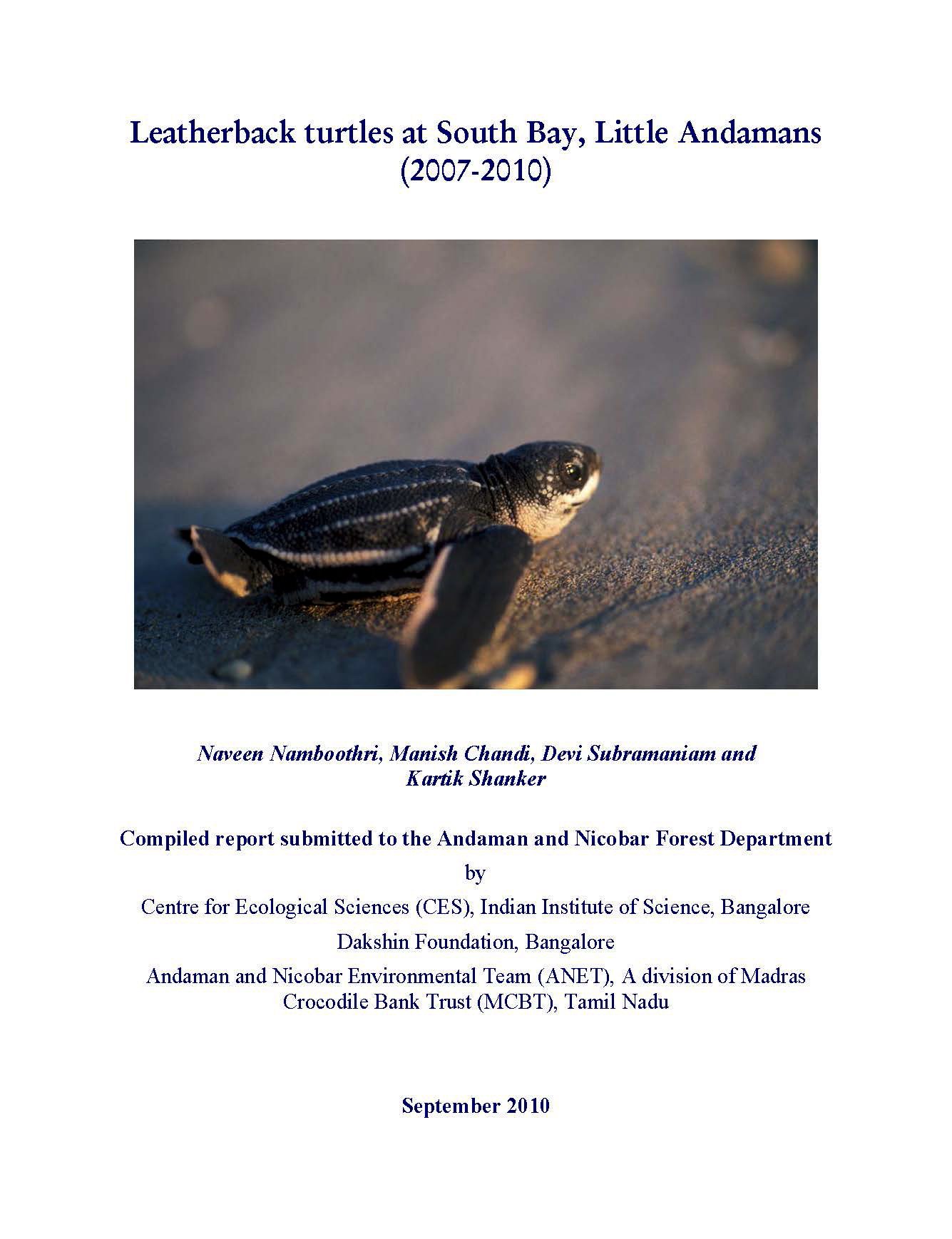 Reports - Sea Turtles of India